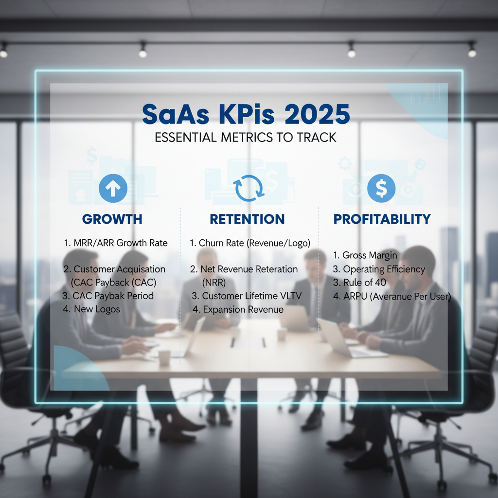 SaaS KPIs 2025: Essential Metrics to Drive Growth
